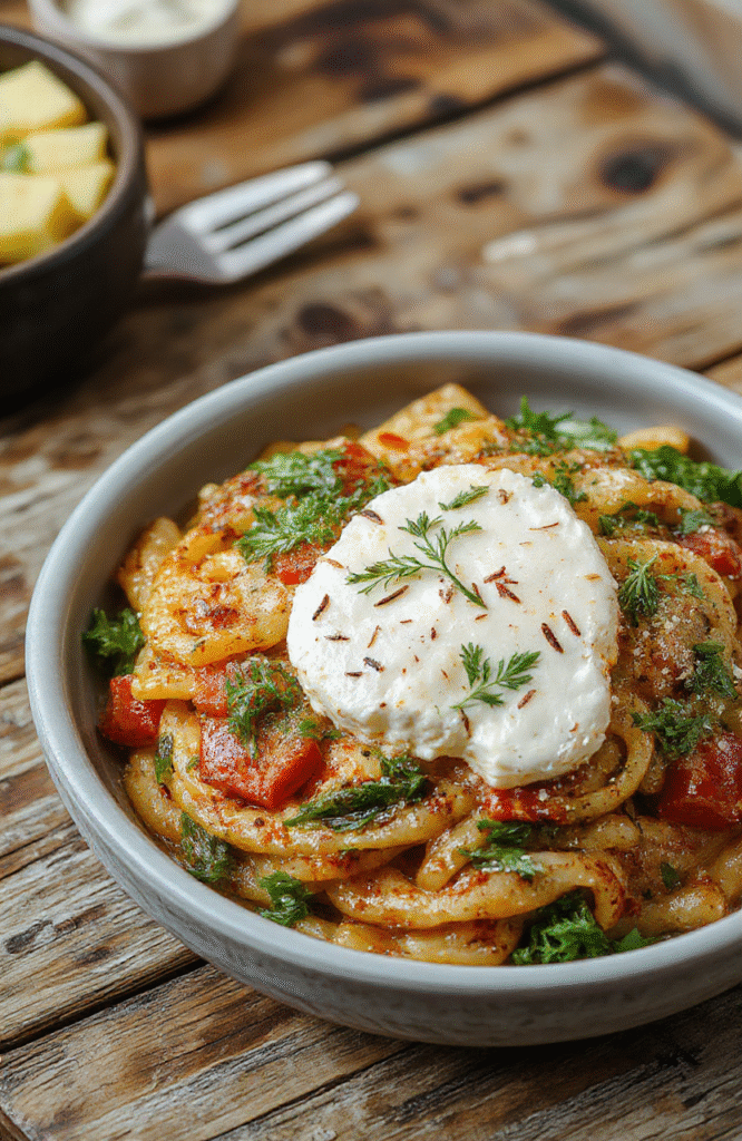 Easy Baked Feta and Veggie Pasta for a Quick Weeknight Dinner - Mom's Meals