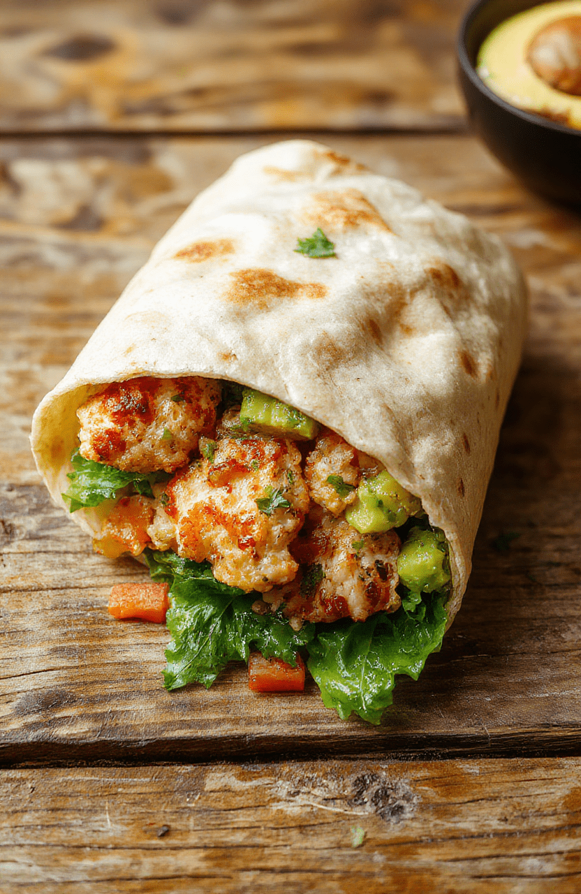 Easy Chicken Avocado Wrap for Lunch or Dinner - Mom's Meals